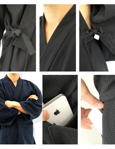 Deluxe Sashiko Samue cotton "Made in Japan"