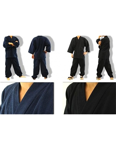 Deluxe Sashiko Samue cotton "Made in Japan"