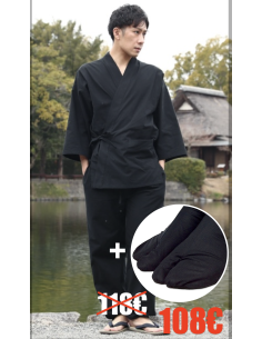 Men's Samue - Quality Traditional Japanese Clothing | KyotoKimonoShop.com