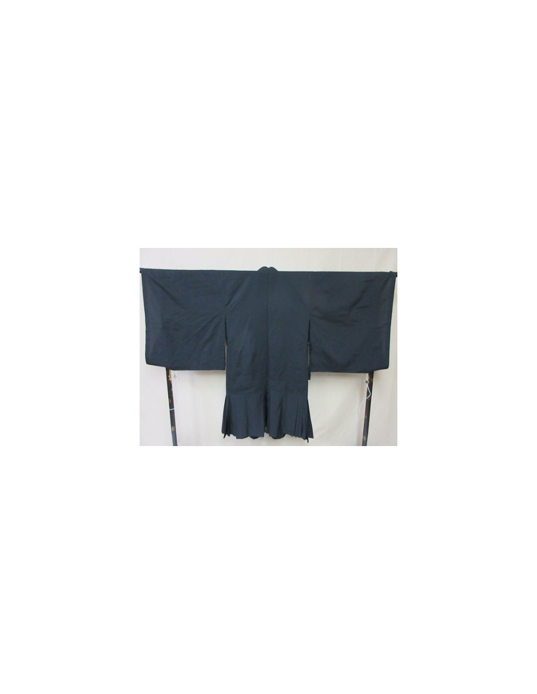 Traditional Black Silk Koromo – Japanese Buddhist Monk Robe | Kyoto Antique